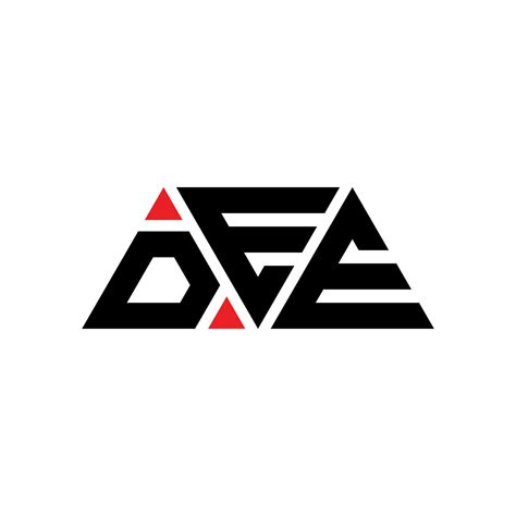 Dee Triangle Letter Logo Design With Triangle Shape Dee Triangle Logo Design Monogram Dee