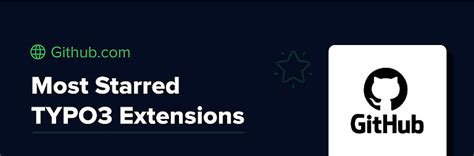 Most Popular Typo3 Extensions Ter Github Composer