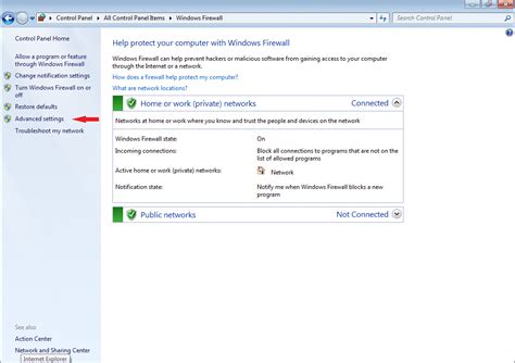 Firewall Settings On Windows