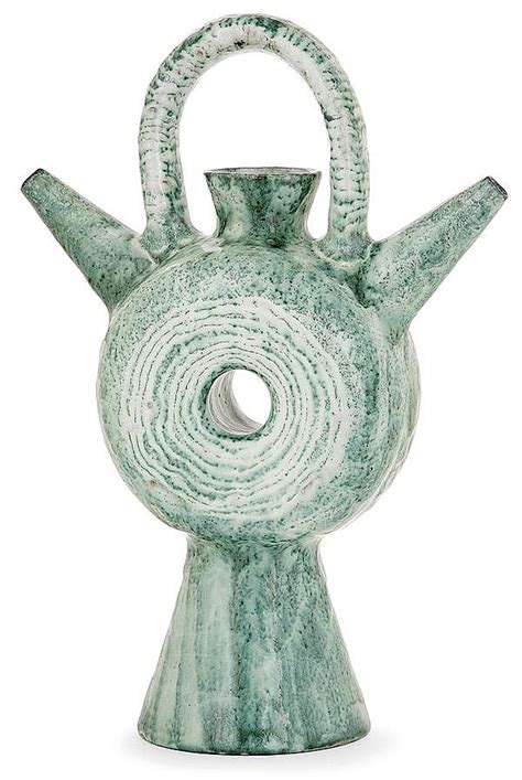 Sold At Auction Robert Picault Robert Picault 1919 2000 A Huge Green Enamelled Earthenware