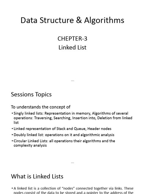 chepter 3 dsa linked list pdf pointer computer programming computer data