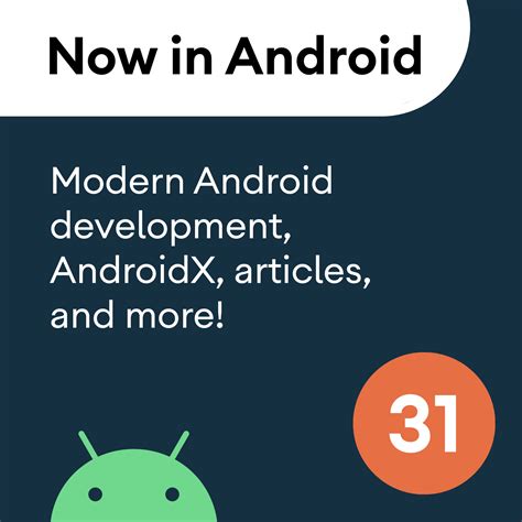 now in android 31 modern android development androidx articles