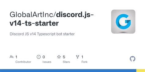 github globalartinc discord js v14 ts starter discord js v14