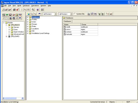 Use The Database Drop Down Box To Specify The Database Which You Want