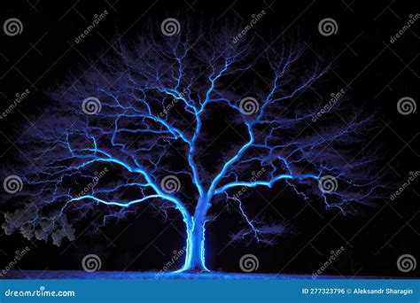 Neuron Nerve Cells As A Tree Branches Neural Network Of Human Brain