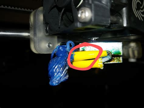 Mk3 Failed Print Created Blob On Thermistor Cable Cables Exposed Help Removing Blob How