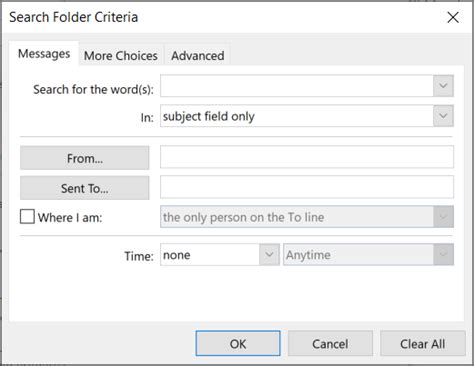 Microsoft Outlook Search Folders How To Save Searches In Outlook