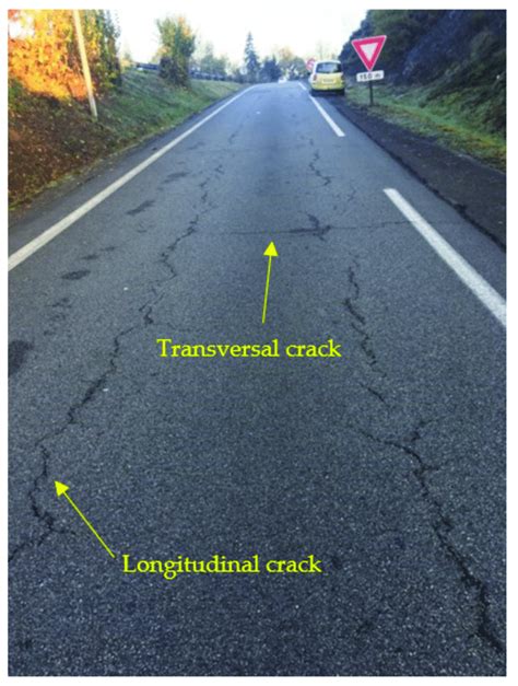 Cracking At The Pavement Surface Download Scientific Diagram