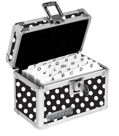 Snapklik Com Vaultz Locking Index Card File Box