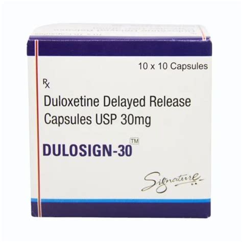 Duloxetine Delayed Release Capsules 30 Mg At ₹ 1500box In Thane Id