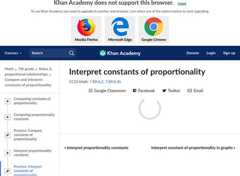 Khan Academy Interpret Constants Of Proportionality Unknown Type For