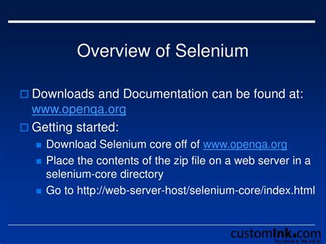 Ppt Selenium And Selenium On Rails Powerpoint Presentation Free Download Id3121009