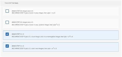 Solved Give A Recursive Definition Of The Set S Of