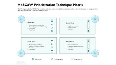 Moscow Prioritization Technique Powerpoint Templates Slides And Graphics
