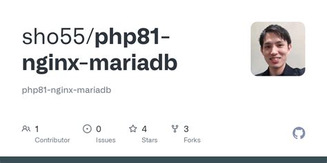Github Sho55php81 Nginx Mariadb Php81 Nginx Mariadb