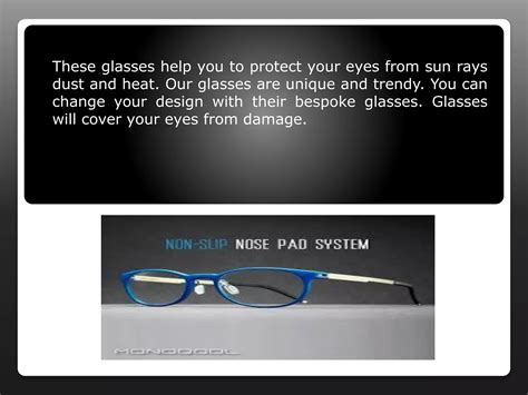 Bespoke Glasses Cool Eyewear Pdf