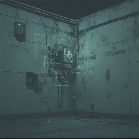 Modern Security System In Action High Tech Security Guarding Stock Illustration Illustration