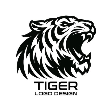 Tiger Vector Logo Design Premium Ai Generated Vector