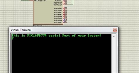 Pic Projects Serial Port Example Of Pic16f877a