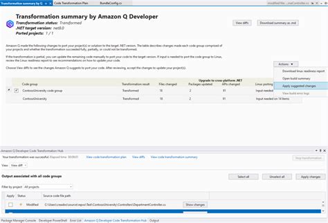 Port Net Framework Workloads To Linux With Amazon Q Developer Part 4 Mvc Projects Net On