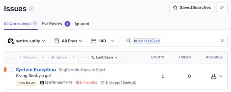 How To Get Started With Sentrys Unity Sdk Part 1 Product Blog • Sentry