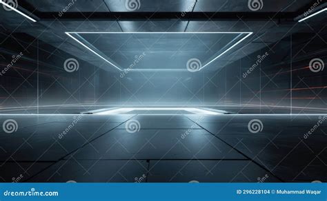 3d Render Of Abstract Futuristic Glass Architect Stock Illustration Illustration Of Block