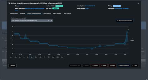 Outliers Anomaly Detection — Trackme 2 Documentation