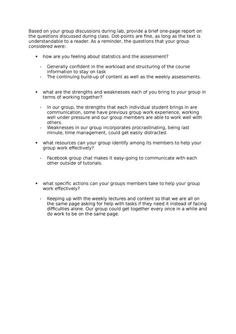 Statistics Week 1 Lab Assignmentexamslecture Notes Summaryessaytutorial Notes Course