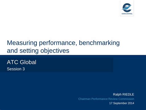 Pdf Measuring Performance Benchmarking And Setting Objectives · Measuring Performance