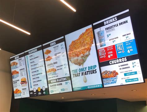 Wingstop Menu Board The Nottingham Food Blog