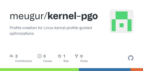 github meugur kernel pgo profile creation for linux kernel profile