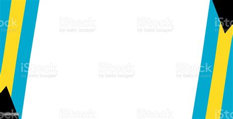 Png 또는 투명 배경 기호 바하마 배너 카드 광고 홍보 및 비즈니스 일치 국가 포스터 벡터 일러스트레이션에 대한 템플릿에 격리된 바하마 국기 웨이브 골프에 대한 스톡 벡터