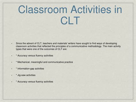 Ppt Communicative Language Teaching Clt Powerpoint Presentation Free