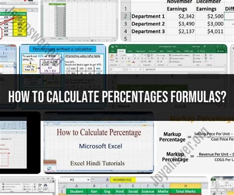Mastering Percentage Calculations Formulas And Methods