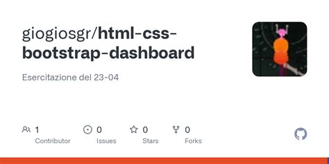 Github Giogiosgr Html Css Bootstrap Dashboard Esercitazione Del