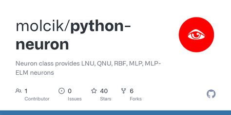 Github Molcik Python Neuron Neuron Class Provides Lnu Qnu Rbf Mlp Mlp Elm Neurons