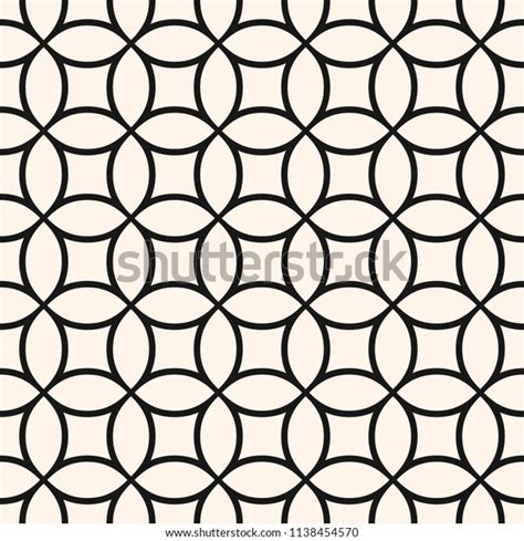 Circle Grid Pattern Vector Seamless Texture Stock Vector Royalty Free