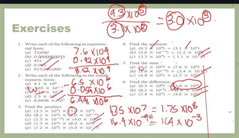 Exercises Write Each Of The Following In Exponential Form A 12650