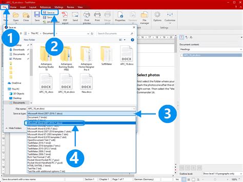 Office Open Edit And Save Microsoft Word Documents Without Conversion Ashampoo
