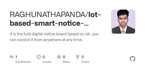 Github Raghunathapanda Iot Based Smart Notice Board It Is The Fully Digital Notice Board