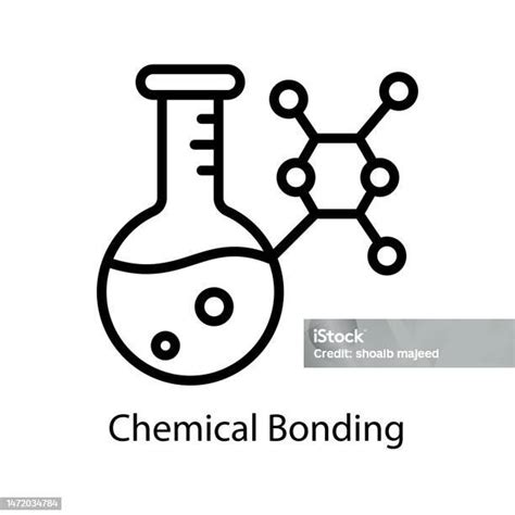 화학 결합 벡터 윤곽선 아이콘 간단한 스톡 일러스트 스톡 0명에 대한 스톡 벡터 아트 및 기타 이미지 0명 3차원 형태 건축물 Istock
