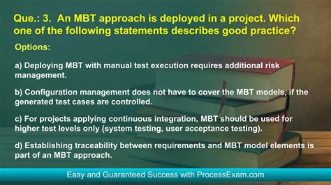 Istqb Model Based Tester Ct Mbt Exam Questions And Answers Ppt
