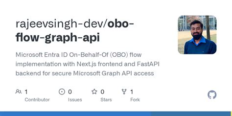 Github Rajeevsingh Devobo Flow Graph Api Microsoft Entra Id On Behalf Of Obo Flow