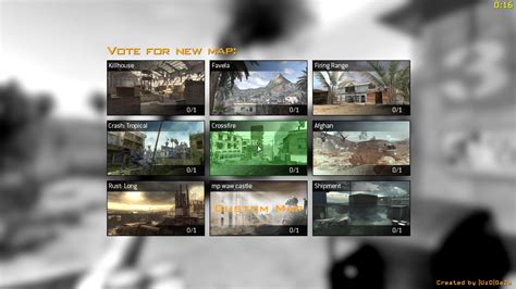 Image 2 Map Voting Menu Mod For Call Of Duty Modern Warfare 2 Moddb