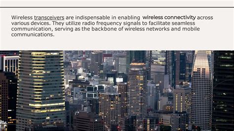 Slidesgo Decoding Transceivers Essential Components Of Modern