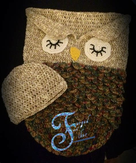 Owl Cocoon Pattern Newborn 2t