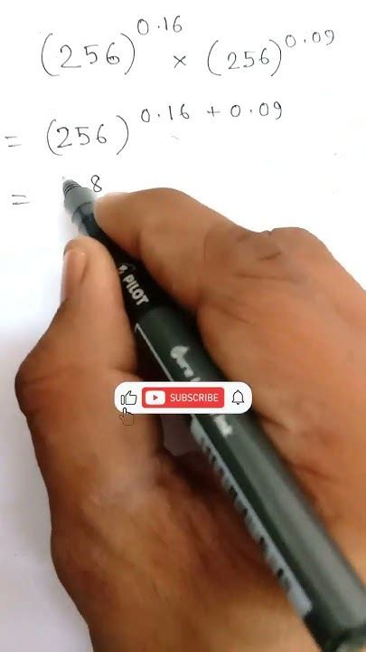 03 Interesting Algebra Indices Problem With Solution Youtube