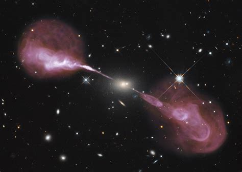 Spectacular Jets Powered By The Gravitational Energy Of A Supermassive Black Hole In The Core Of