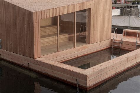 Floating Architecture By MAST Sauna Villa Climbing Wall