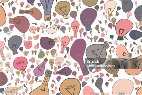 그래픽 디자인 전단지 바탕 화면 또는 소책자에 대 한 좋은 그린된 전구 일러스트 배경을 손 0명에 대한 스톡 벡터 아트 및 기타